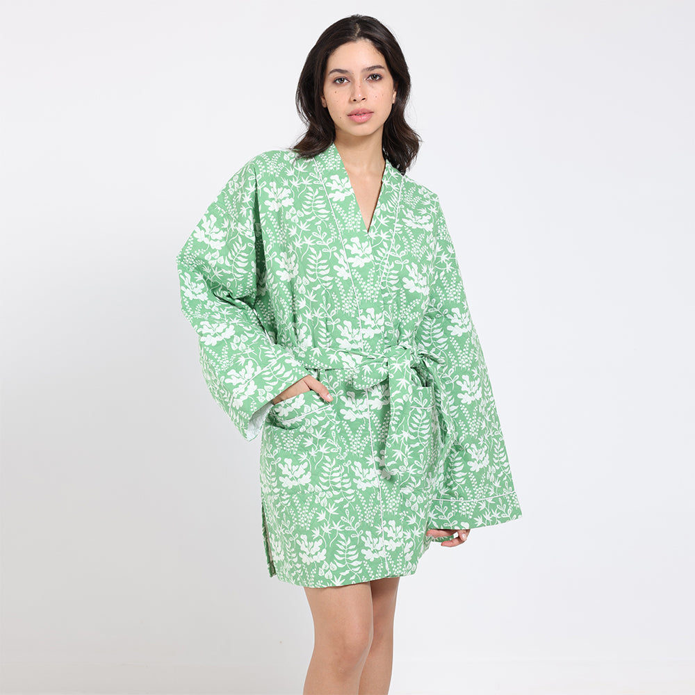 Miya Quilted Robe – The Mahogany Store