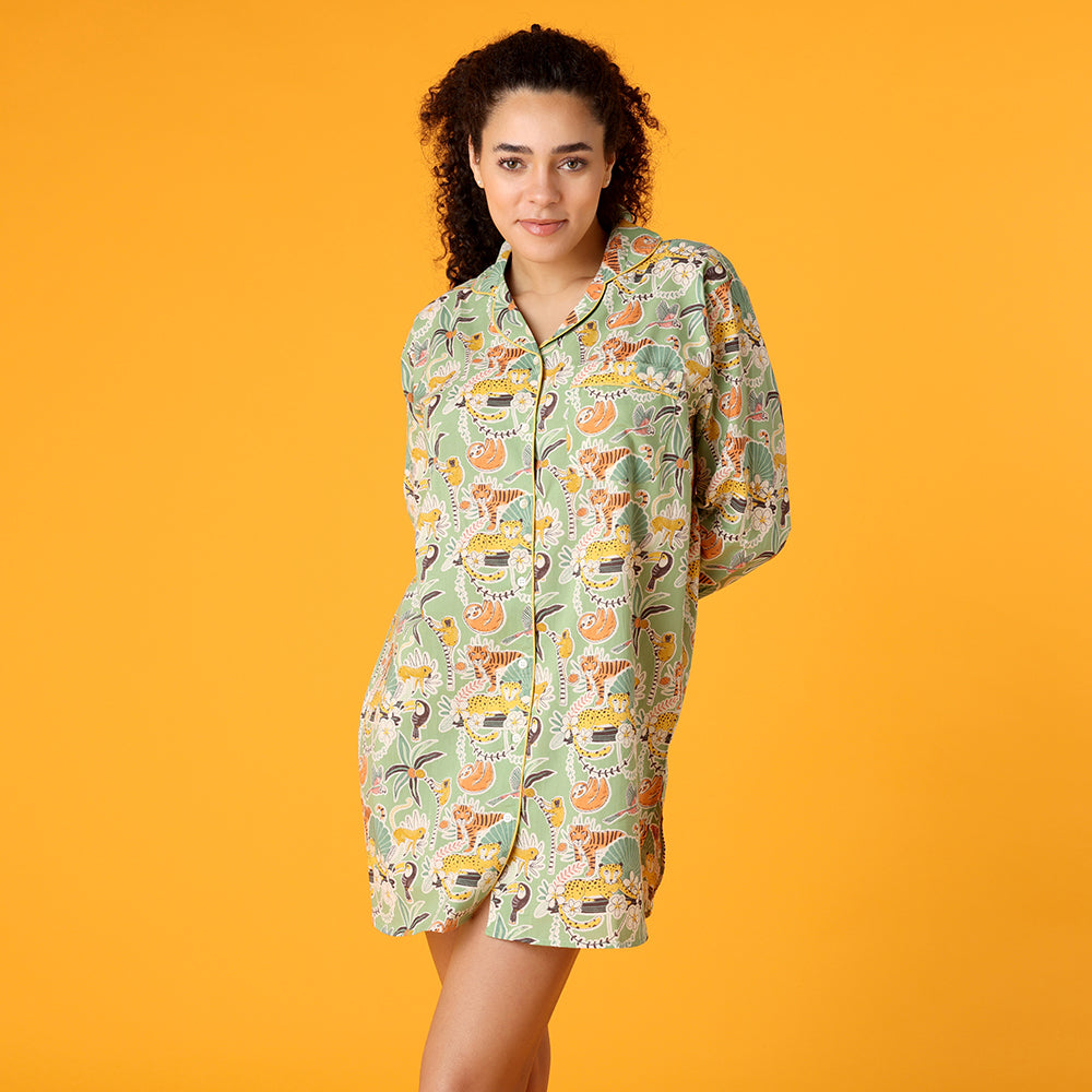 Tropical Jungle Nightshirt – The Mahogany Store