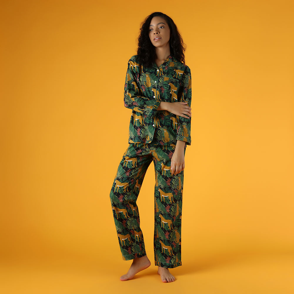 Cheetah PJ Set – The Mahogany Store