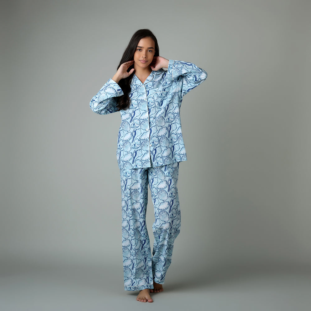 Shells on the Beach PJ Set – The Mahogany Store