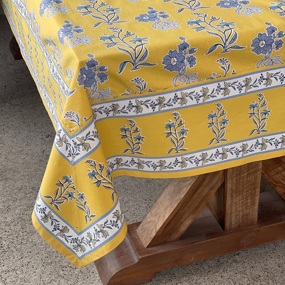 Rhiann Yellow Tablecloth – The Mahogany Store